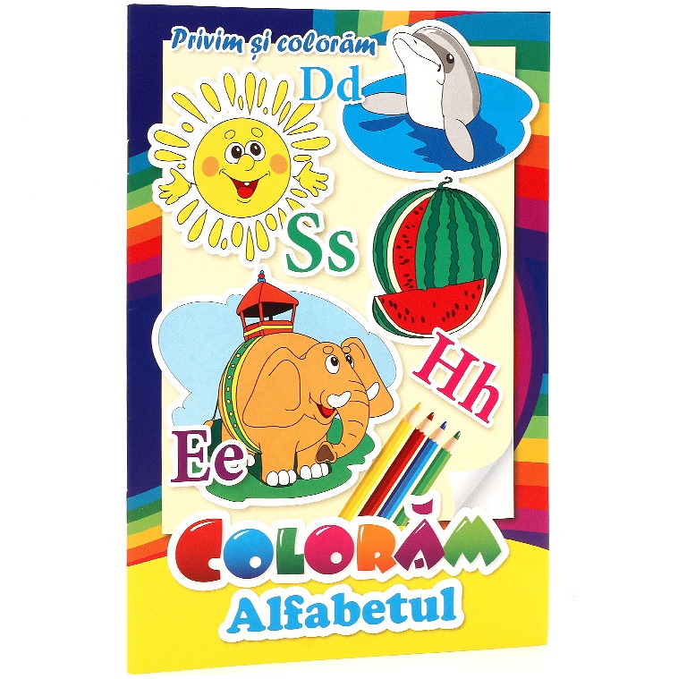 Carte de colorat Coloram Alfabetul - Cumpără în Chișinău, Moldova la ...