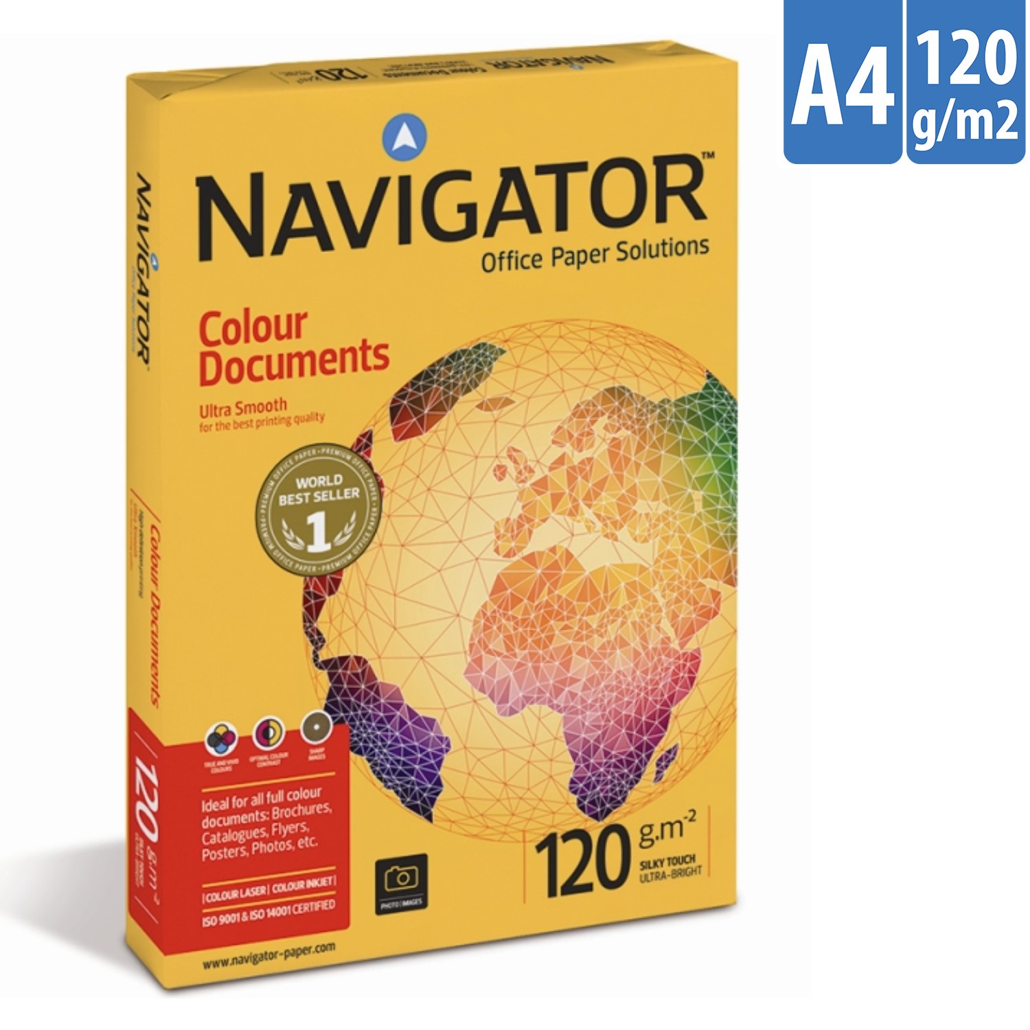 Hartie NAVIGATOR Document А4, 120g/m2, 250 foi - Cumpără în Chișinău ...