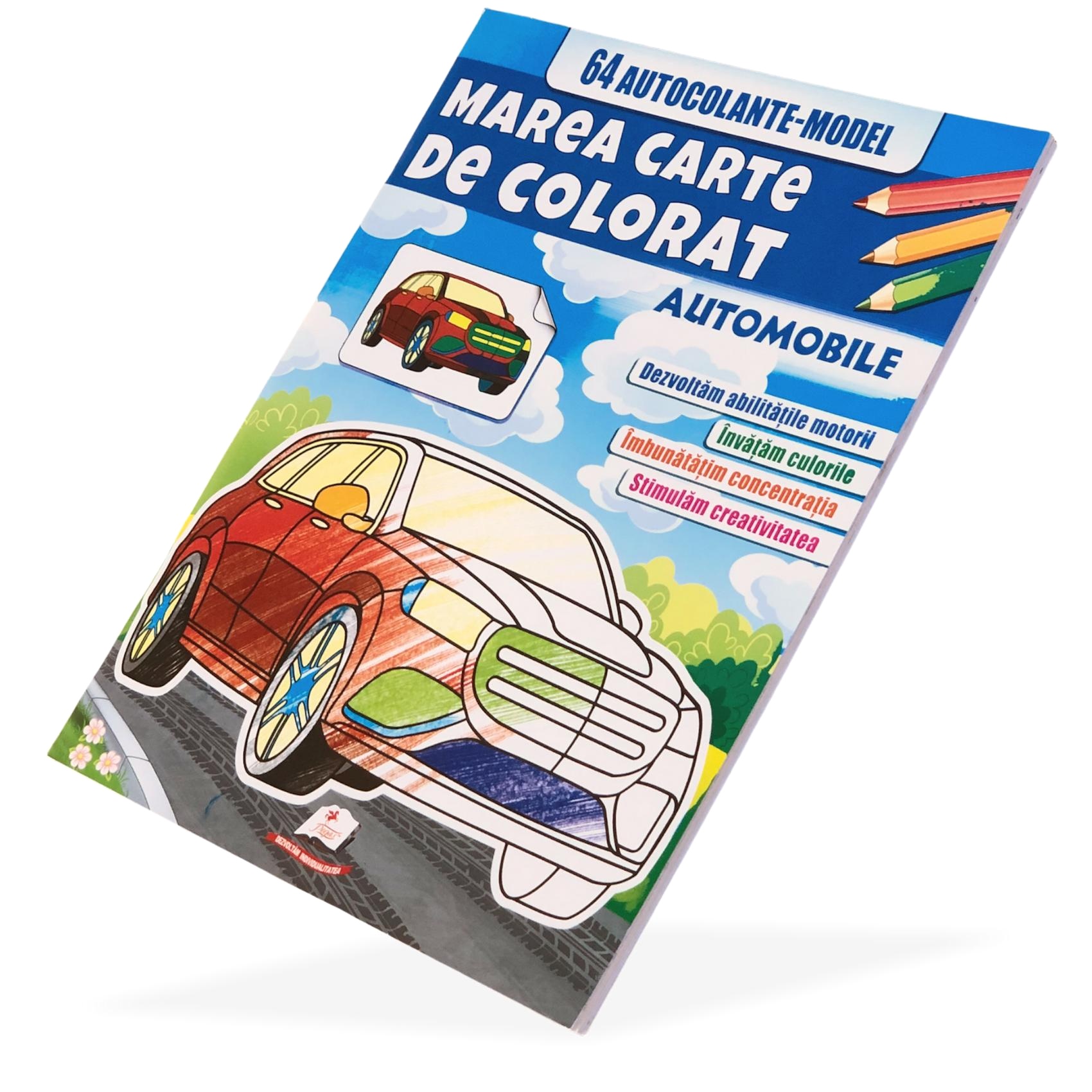 Marea carte de colorat Automobile 64 autoc - Birovits.md