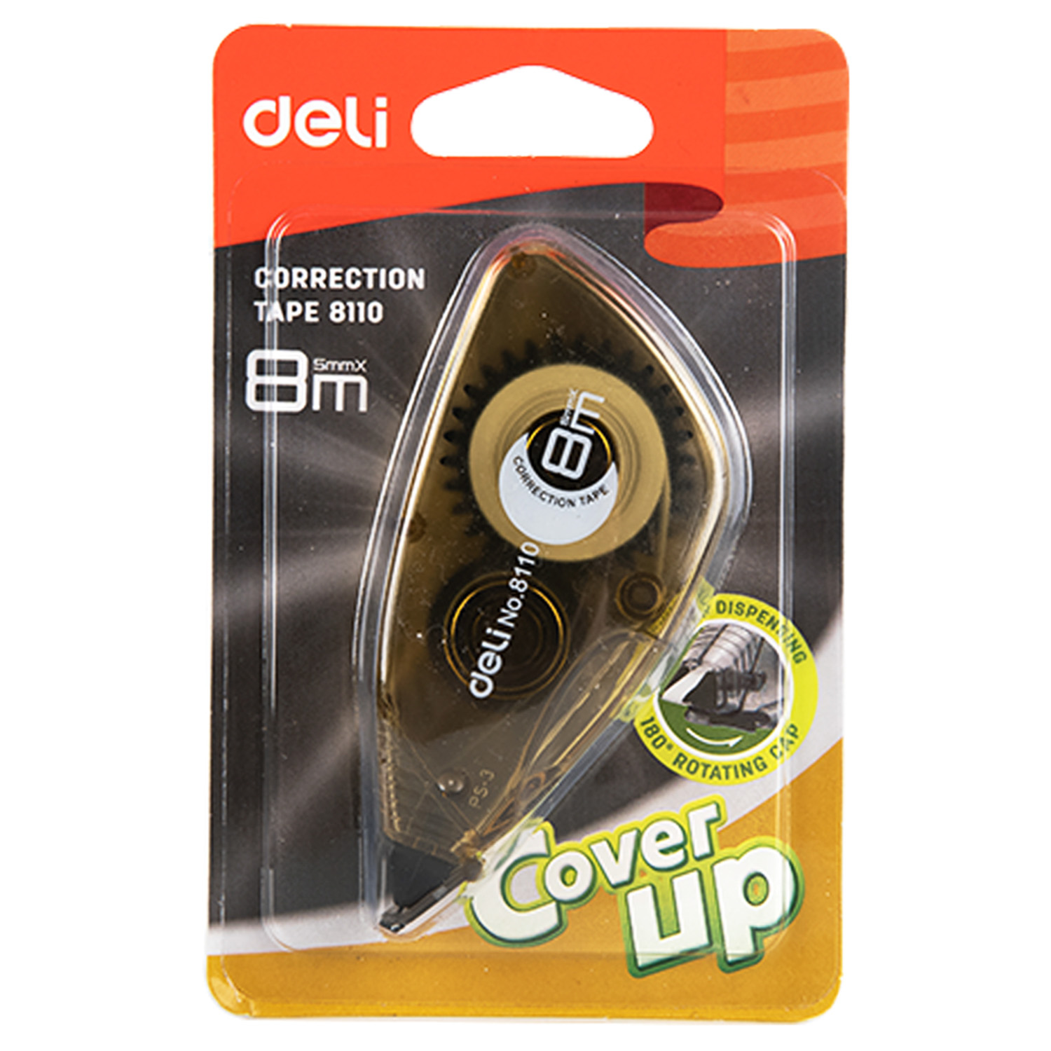 Banda corectoare DELI Cover Up, 5mm x 8m, blister - Birovits.md