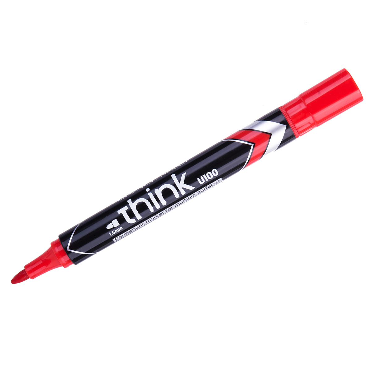 Marker permanent DELI Think, 1.5mm, rosu - Cumpără în Chișinău, Moldova ...